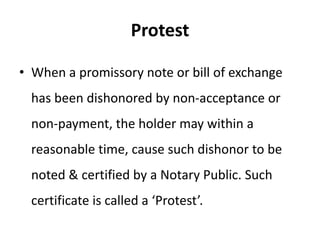 Negotiable Instruments Act, 1881 (Part- II) | PPT