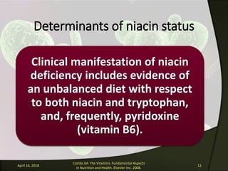 Niacin deficiency and toxicity | PPSX