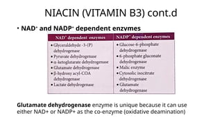 Niacin & Vitamin C metabolism and Deficiency Manifestations | PPTX