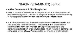 Niacin & Vitamin C metabolism and Deficiency Manifestations | PPTX