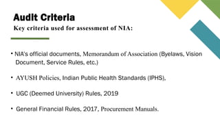 NIA Audit NIA Audit NIA Audit NIA Audit NIA Audit NIA Audit | PPT