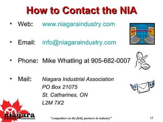 Niagara Industrial Assoc Overview Dec09 | PPT