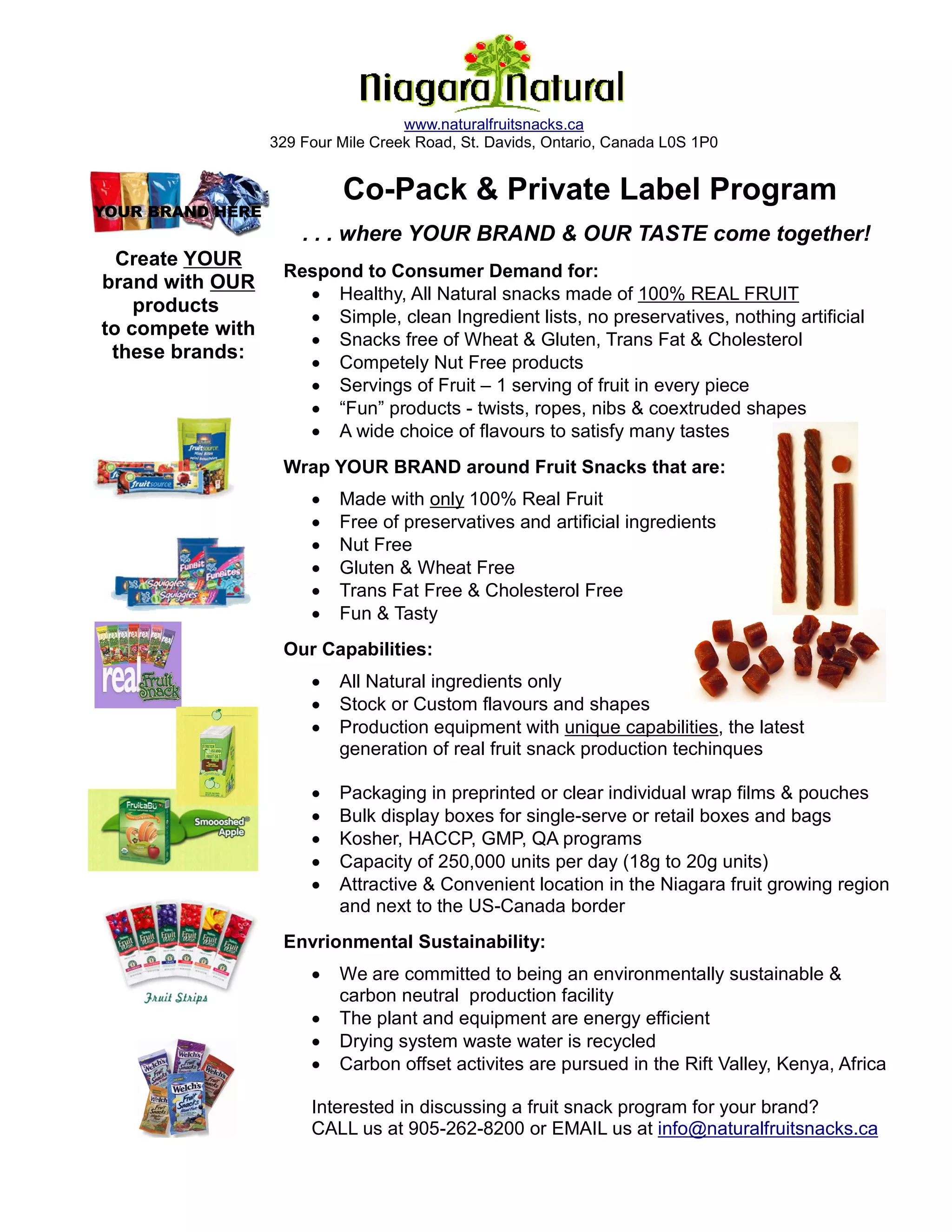 Niagara Naturals Overview | PDF