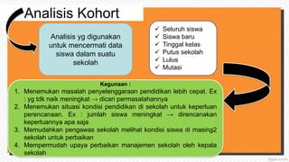 analisis kohort | PPTX