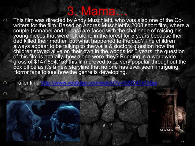 Niamh horror slideshow | PPTX