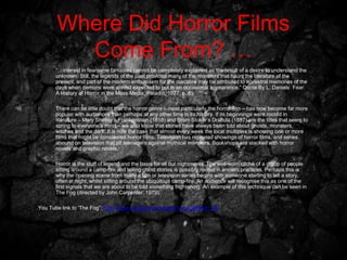 Niamh horror slideshow | PPTX