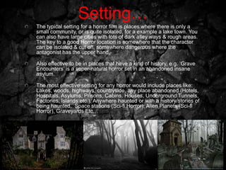 Niamh horror slideshow | PPTX