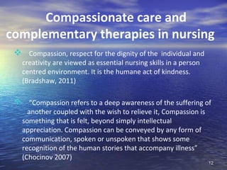 Delivering compassionate care to older adults across the care spectrum ...