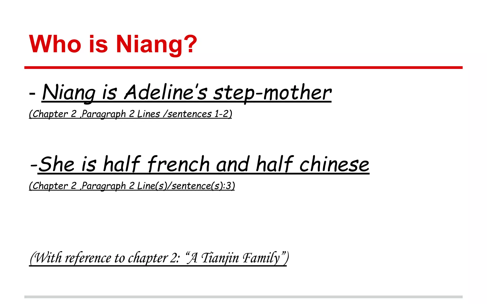 Niang a character study | PDF
