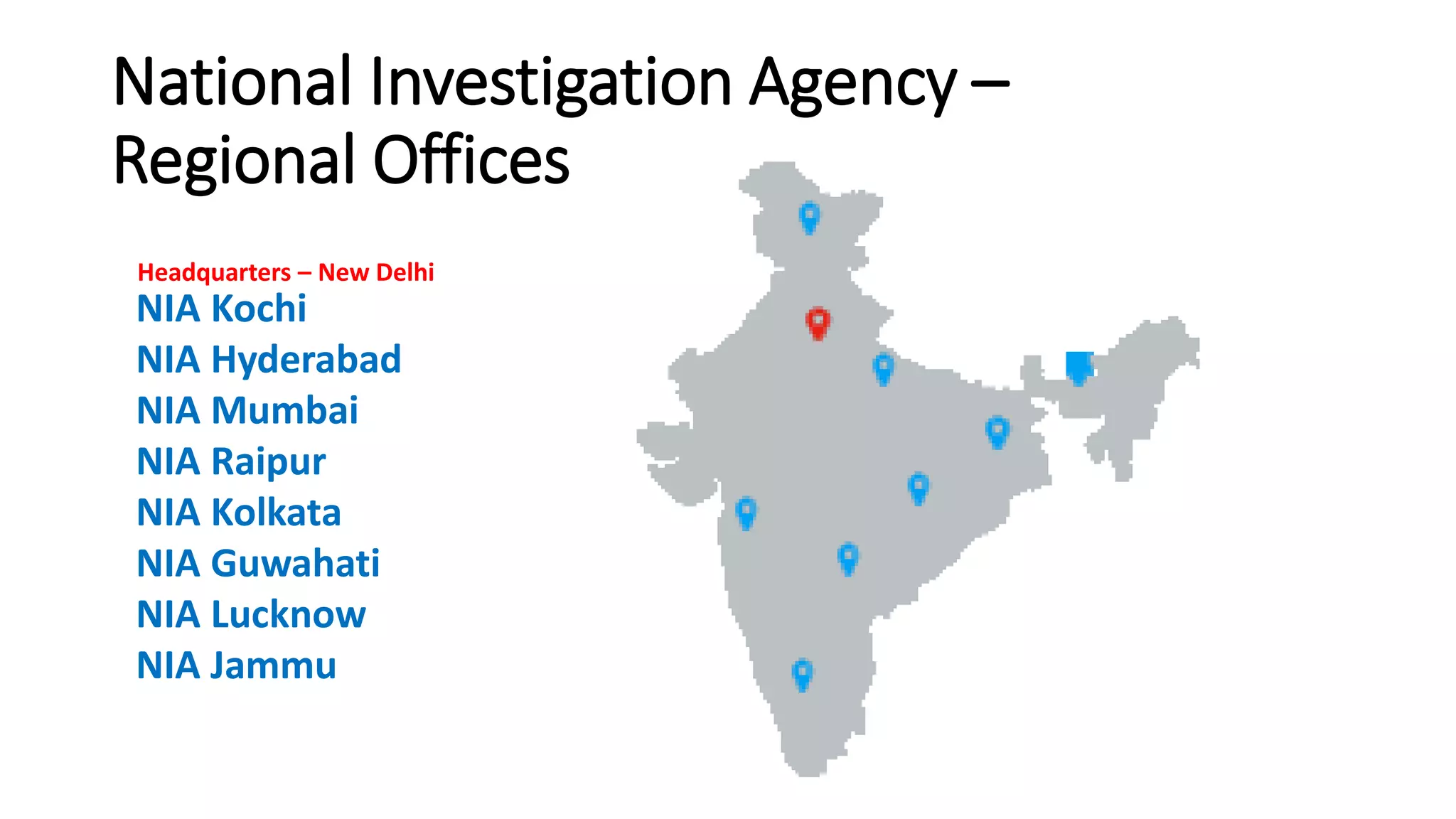 National Investigation Agency (NIA) | PDF