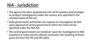 National Investigation Agency (NIA) | PDF