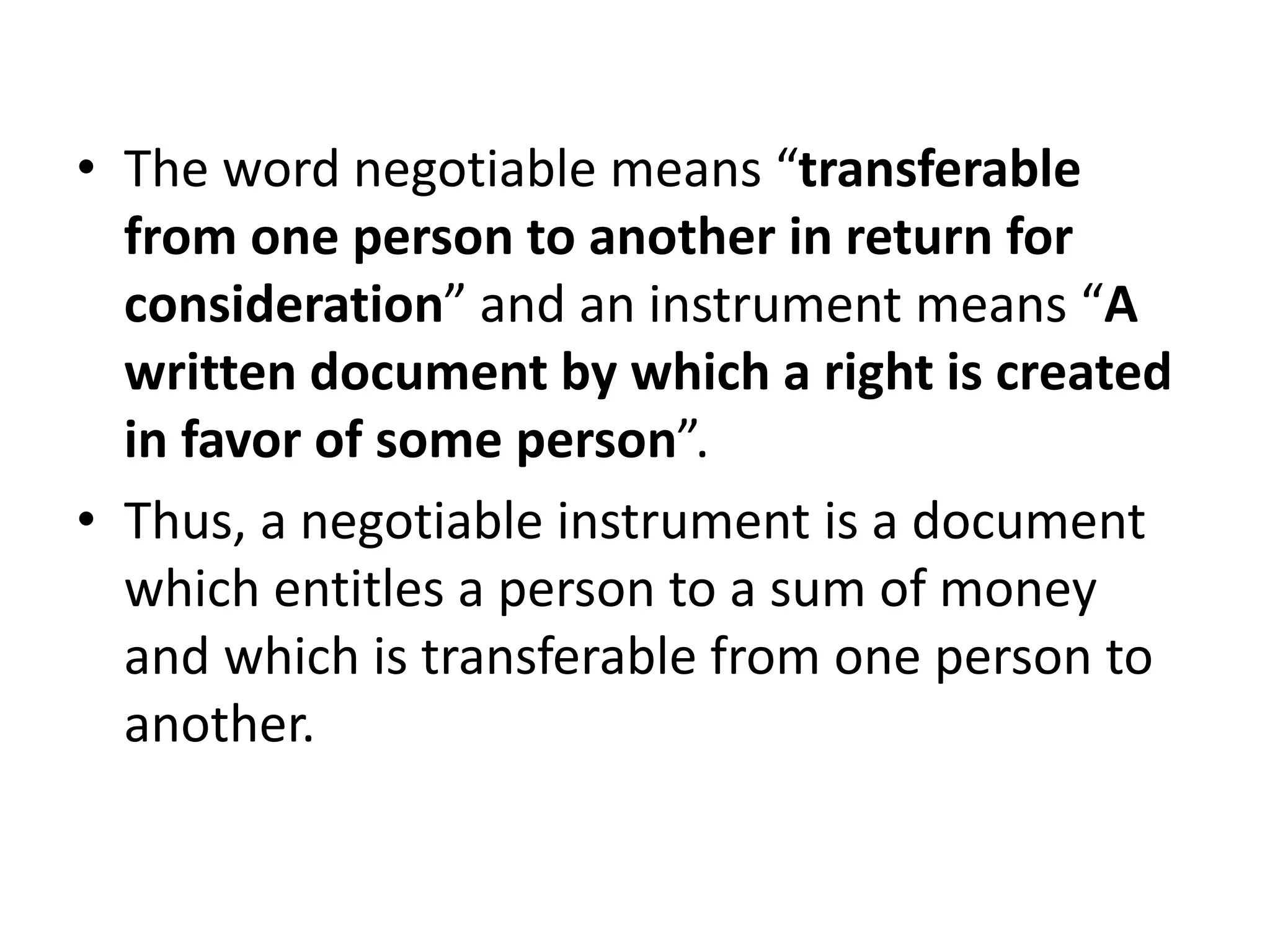 Negotiable Instruments Act, 1881 | PPTX