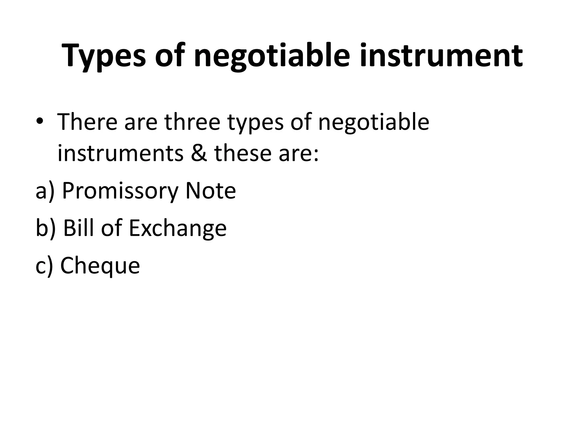 Negotiable Instruments Act, 1881 | PPTX