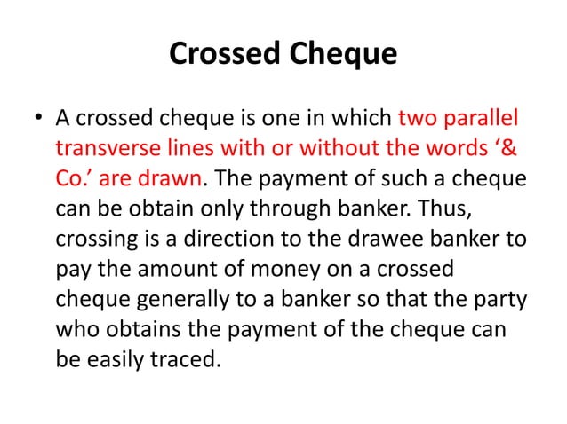 Negotiable Instruments Act, 1881 | PPTX