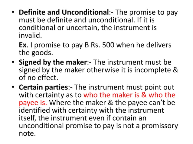 Negotiable Instruments Act, 1881 | PPTX