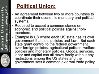 Economic Integration(presentation) | PPTX