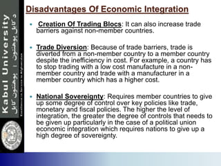 Economic Integration(presentation) | PPTX