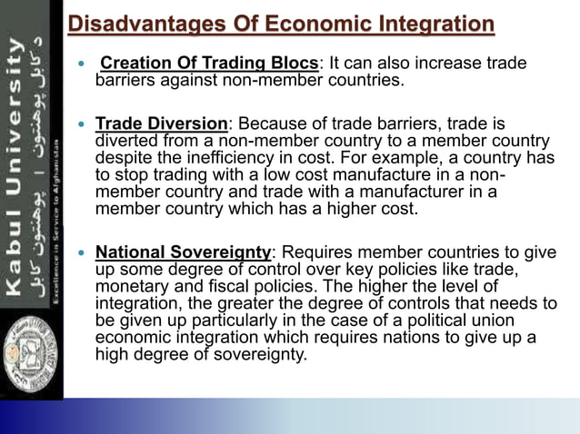 Economic Integration(presentation) | PPTX | Political Issues & policy ...