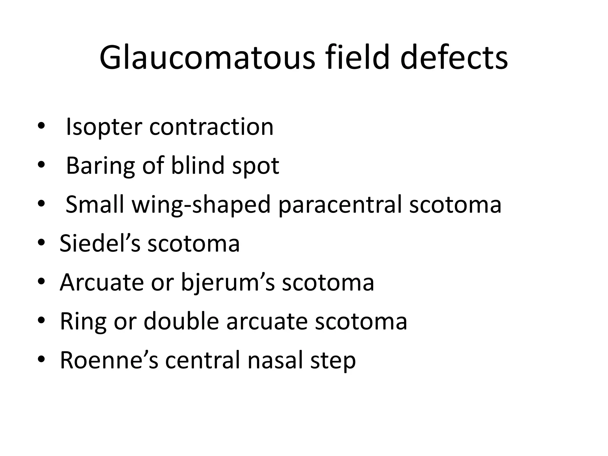 Visual field defects | PPTX