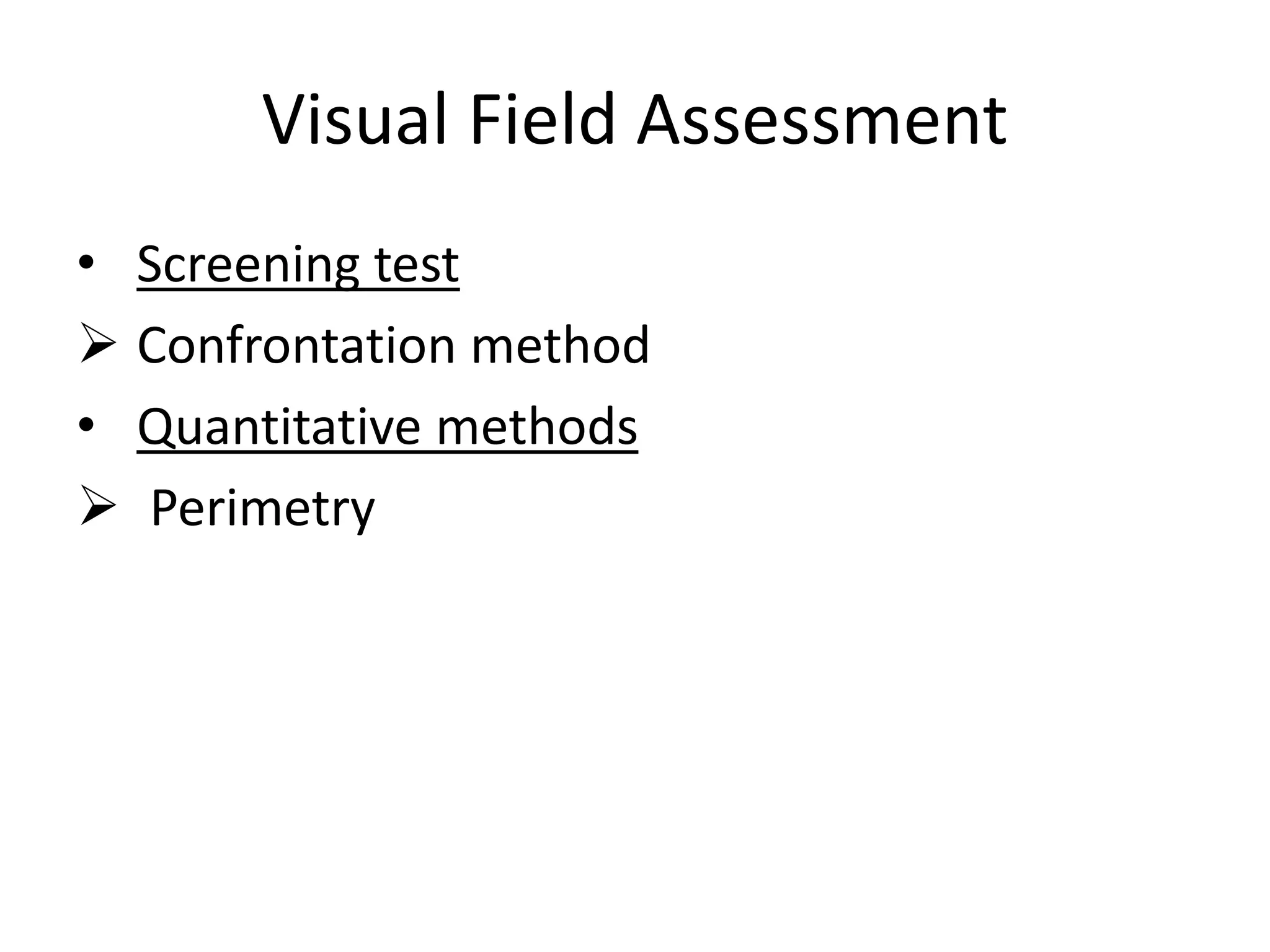Visual field defects | PPTX
