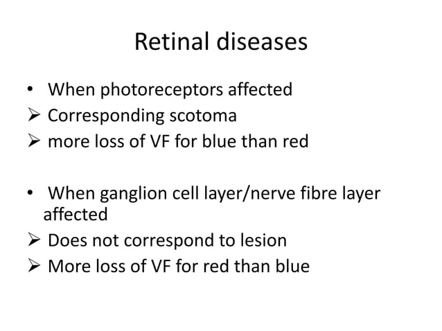 Visual field defects | PPTX