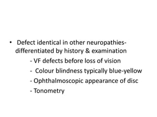 Visual field defects | PPTX