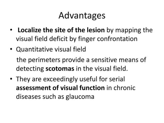 Visual field defects | PPTX