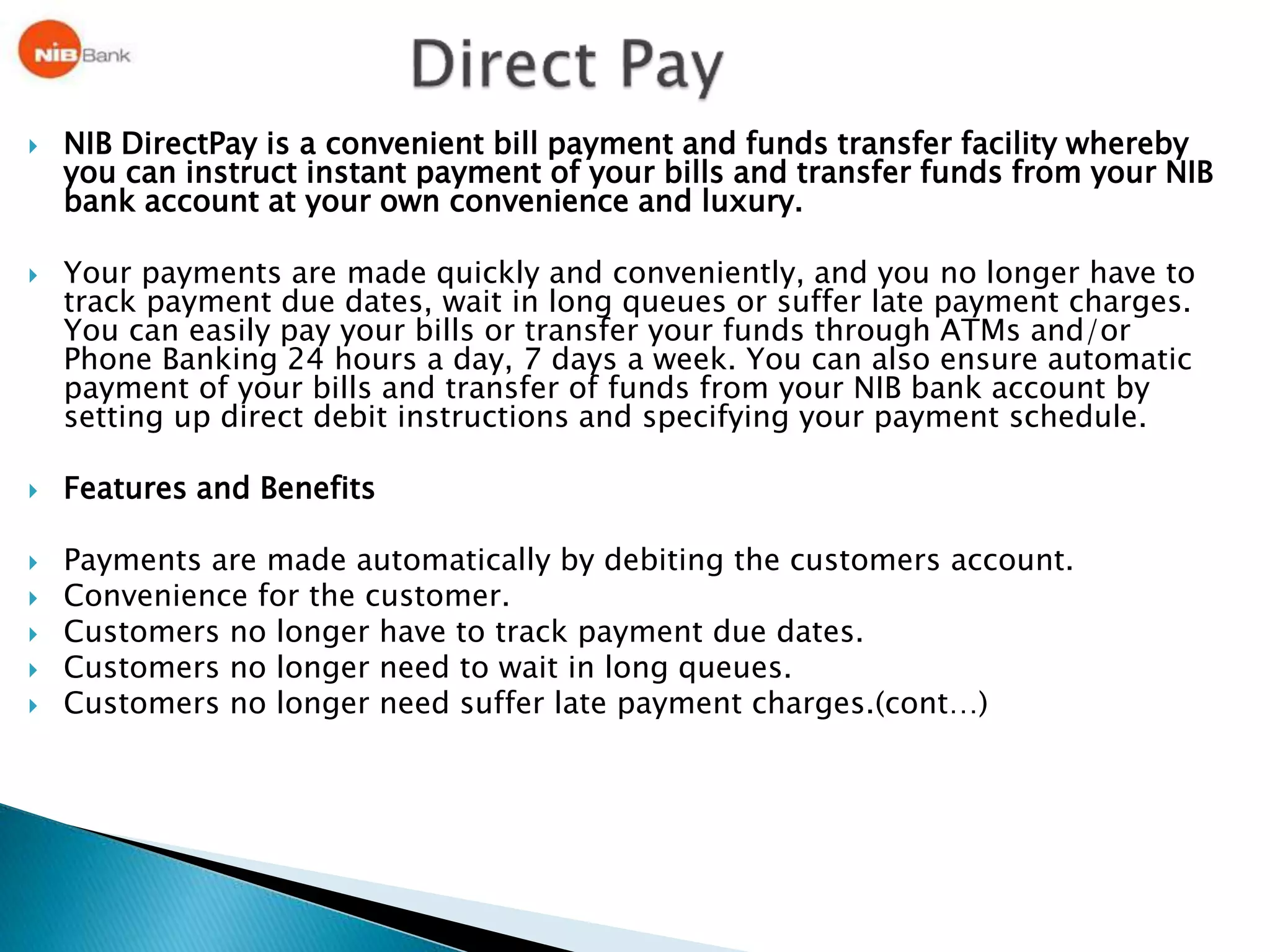Nib (National Investment Bank) Pakistan | PPTX