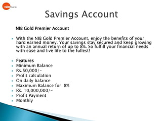 Nib (National Investment Bank) Pakistan | PPTX