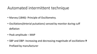 Nibp and oxygen analyser | PPTX