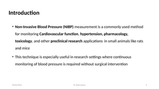 NIBP in rats SOP Dr Ankit.pptx blood pressure | PPTX