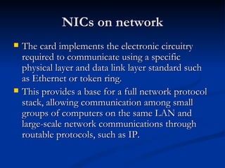 Network Interface Card | PPT