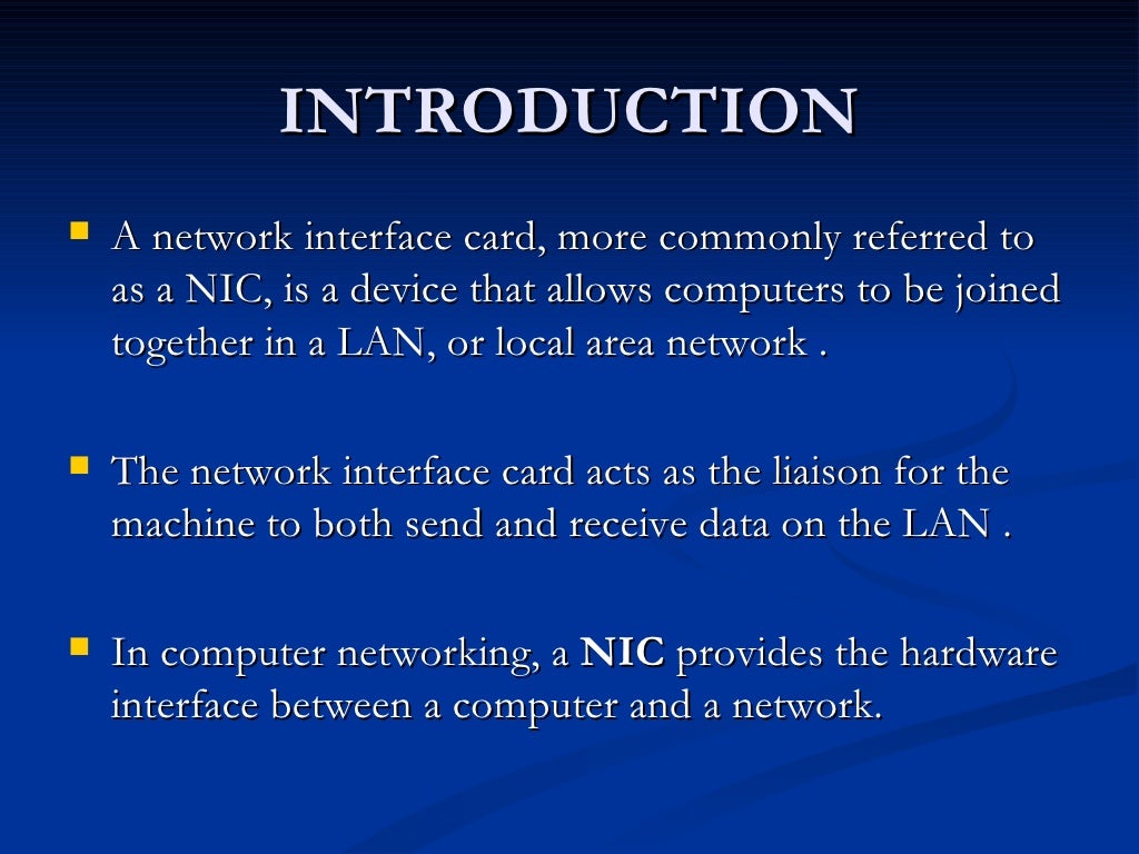 Network Interface Card