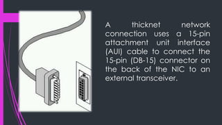 NETWORK INTERFACE CARD™ | PPTX | Computer Networking | Computing
