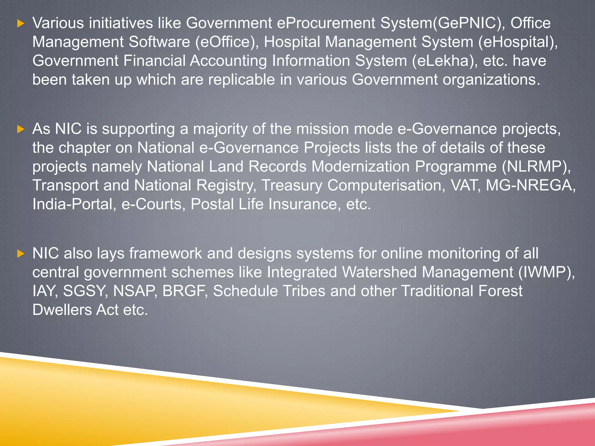 NATIONAL INFORMATICS CENTRE-NIC- INDIA | PPTX