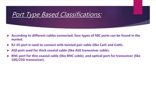 NETWORK INTERFACE CARD | PPTX