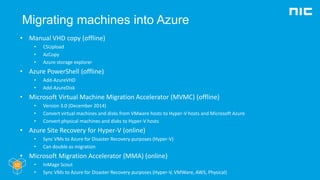Massive Lift & Shift Migrations to Microsoft Azure with the Microsoft ...