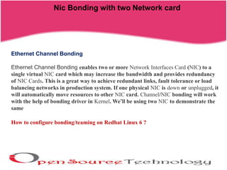 Nic bonding | PPT