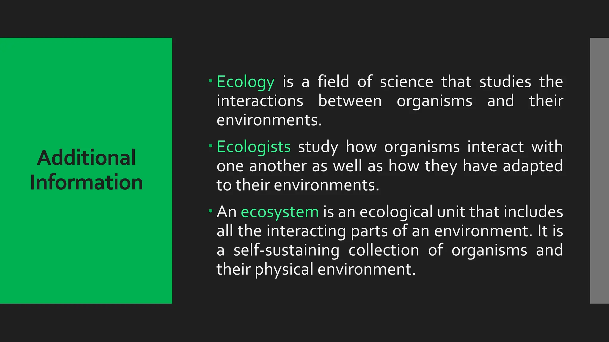 Principles of Ecosystem - Earth and life science | PPTX