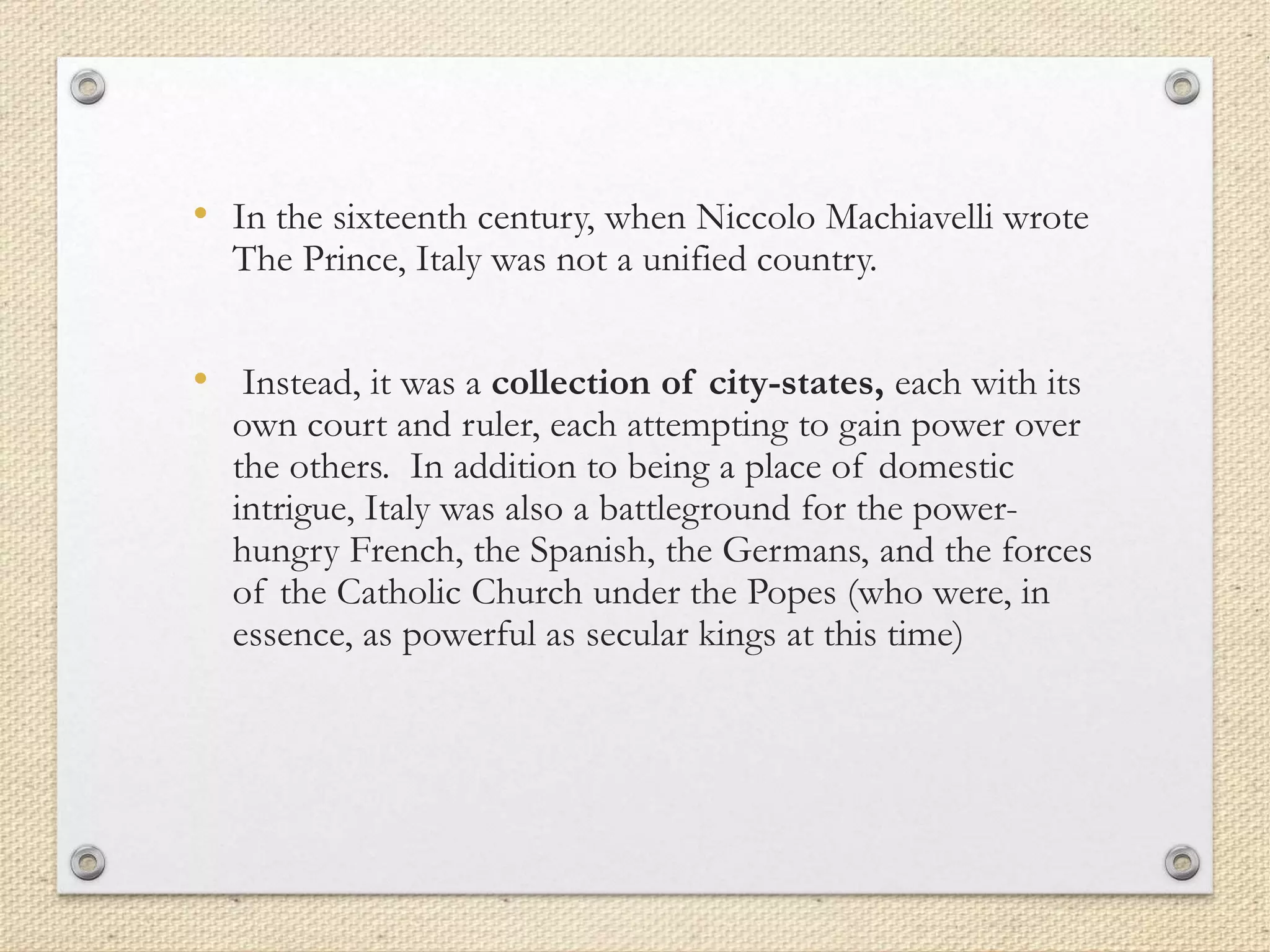 Niccolò Machiavelli | PPTX