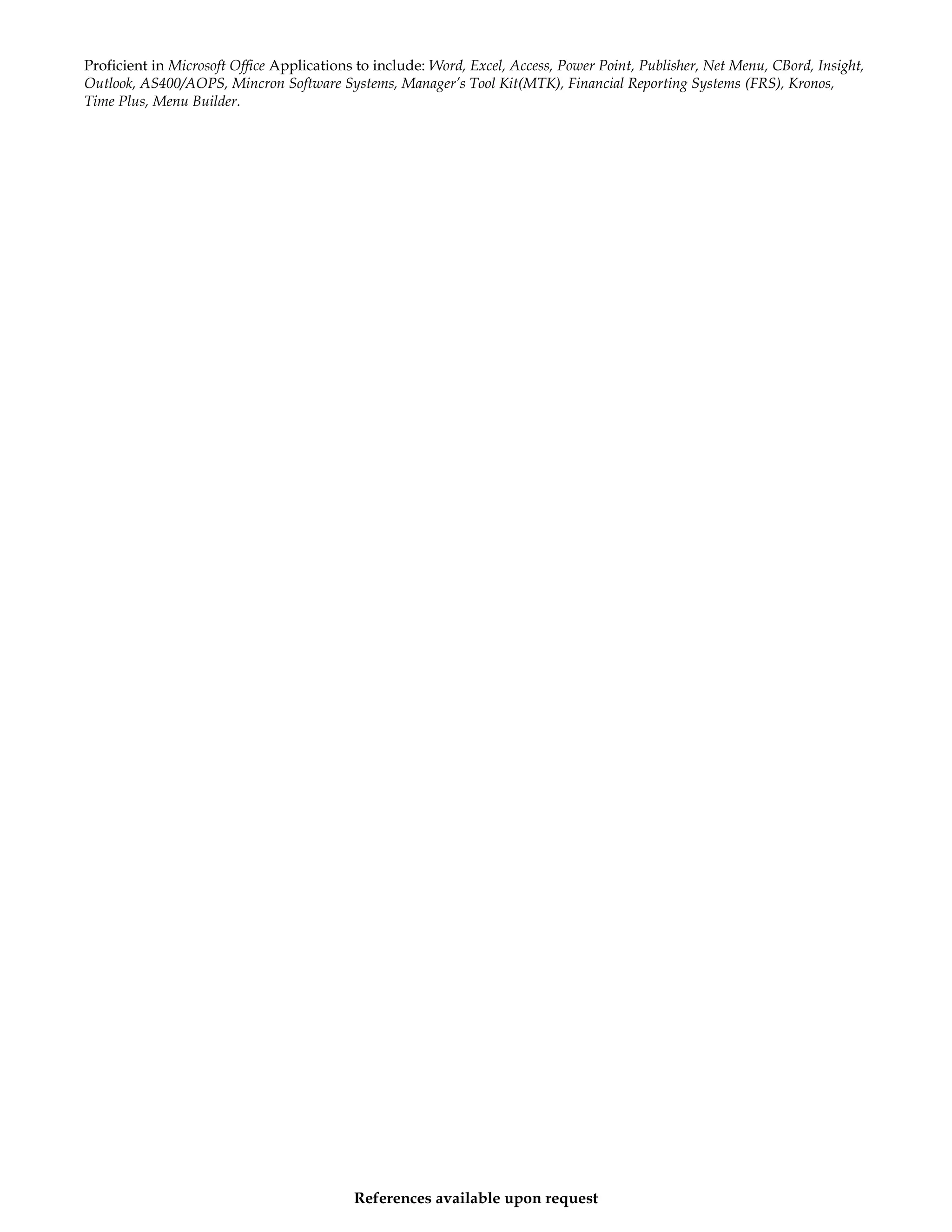 Niccola resume updated 1 | DOC | Logistics | Business