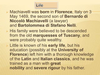 Niccolò machiavelli | PPTX