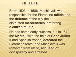 Niccolò machiavelli | PPTX