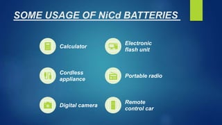 NiCd Battery Presentation Final | PPTX
