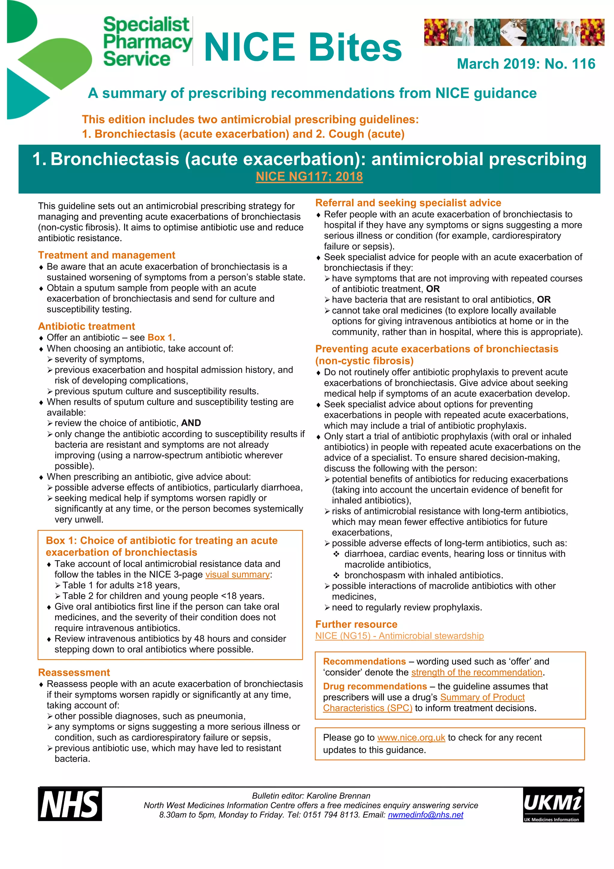 Nice bites-mar-2019-bronchiectasis-and-acute-cough-antimicrobial ...