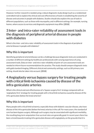 Nice 2020 peripheral arterial-disease-diagnosis-and-management | PDF ...