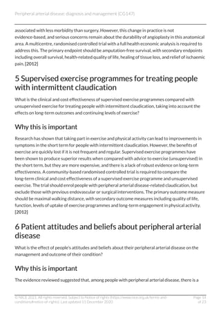 Nice 2020 peripheral arterial-disease-diagnosis-and-management | PDF ...