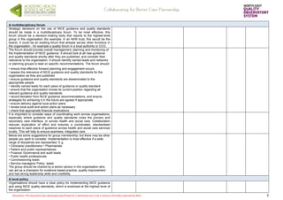 NICE Guidance implementation pro forma (nov 14) | PDF