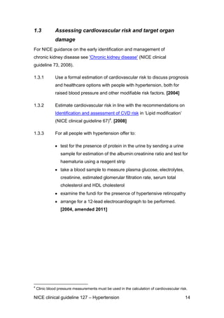Nice guidelines hypertension | PDF