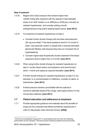 Nice guidelines hypertension | PDF
